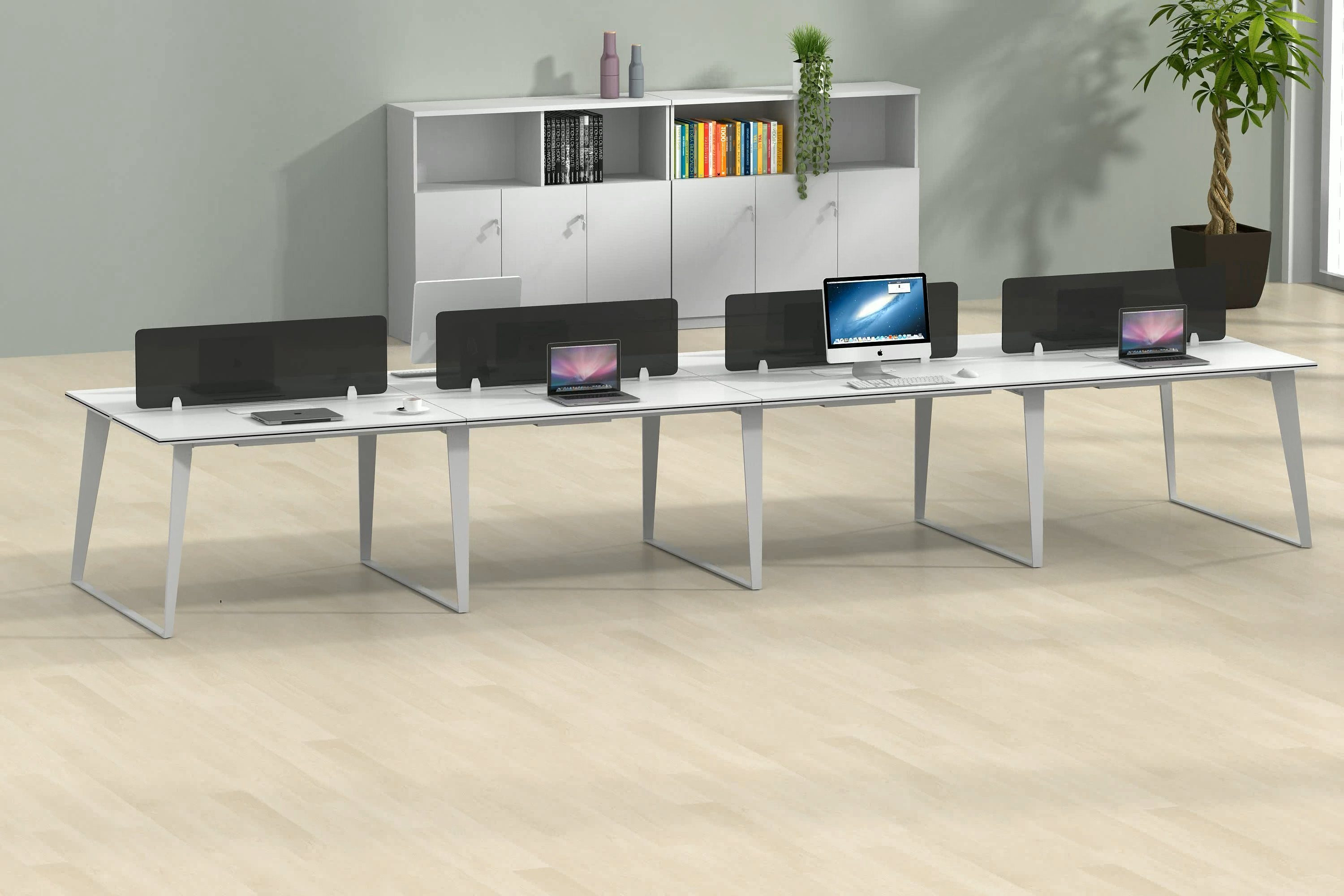 Buy Customized Office Table Work Bench Staff Modern Table Mbh-003 from ...