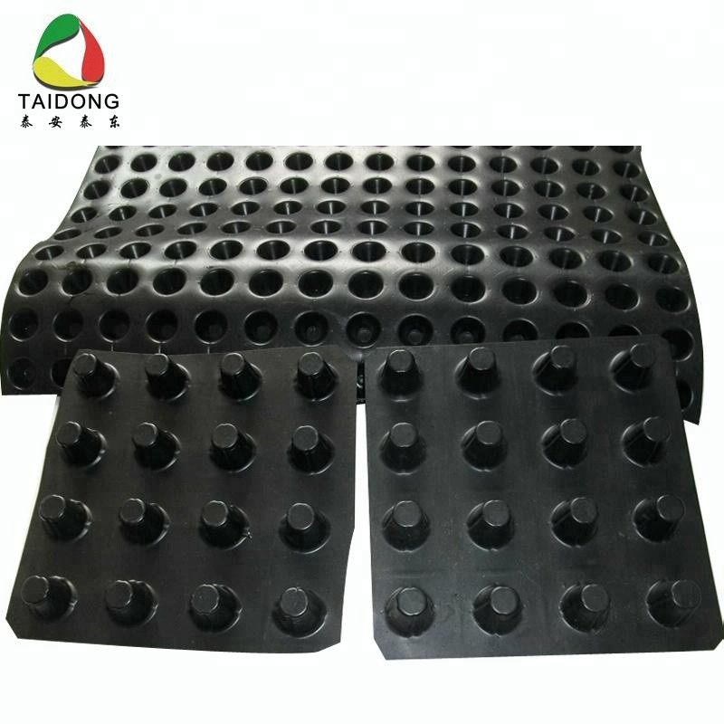 Buy Dimple Drain Board/hdpe Dimple Drainage Sheet from Taian Taidong ...