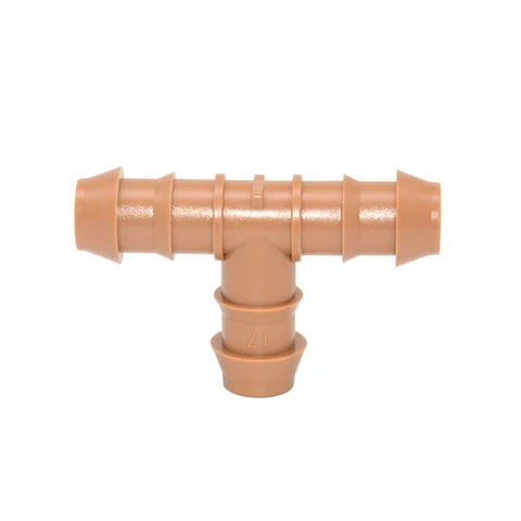Buy Drip Tape Pipe Tube Three Way Barb Pipe Fittings T-shaped Plastic ...