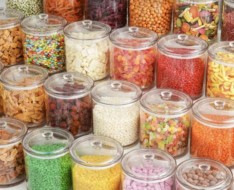 Buy Ecobox Scoop Bin Storage Bins Candy Storage Container Square Bulk ...