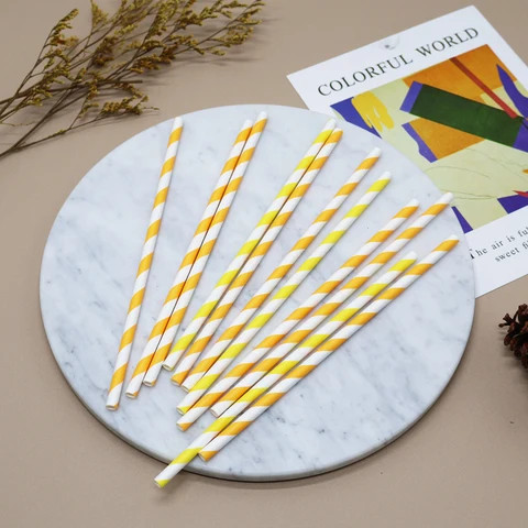 Buy Factory Custom Printing Disposable Paper Straw Disposable Cute ...