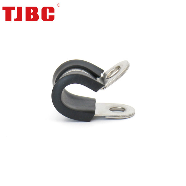Buy Feeder Cable Clamp Rubber Lined Cushioned P Type Clips Cable Clamp ...