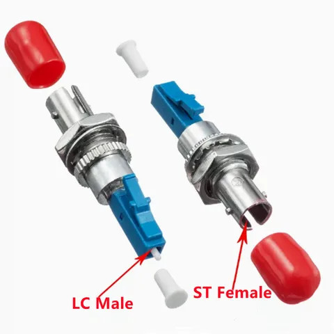 Buy Fiber Optic Connector Lc/upc Male To St/upc Female Fiber Optic ...