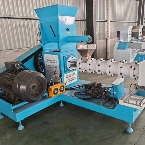 Buy Fish Feed Mill Pellet Extruder Machine Floating Feed Pellet Pet ...