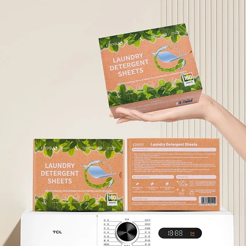 Buy Fully Dissolved Eco-friendly Biodegradable Laundry Detergent Sheet ...