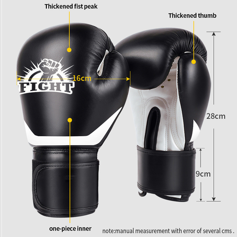 Buy Guantes De Box Gym Mma Training Professional Custom 12oz Leather Pu ...