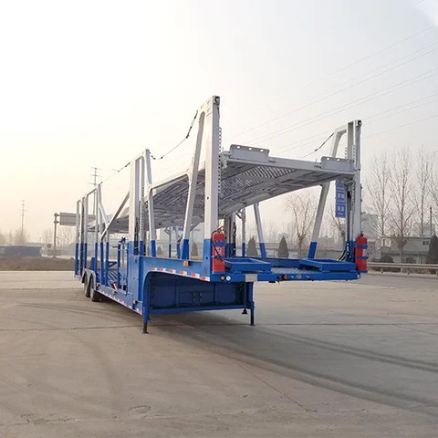 Buy Heavy Duty Car Hauler Trailer 2 Or 3 Axles Hydraulic Car Hauler ...