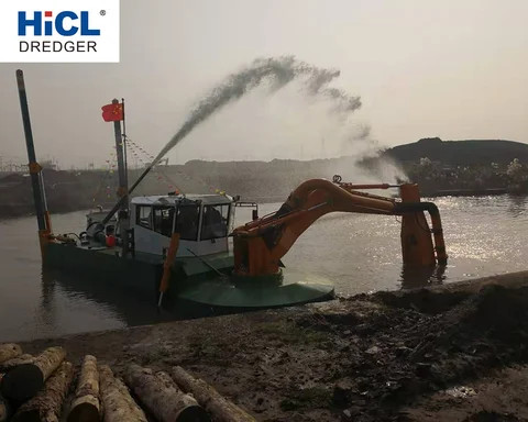 Buy Hicl Shipyard Water Master Amphibious Dredging Bucket Dredger ...