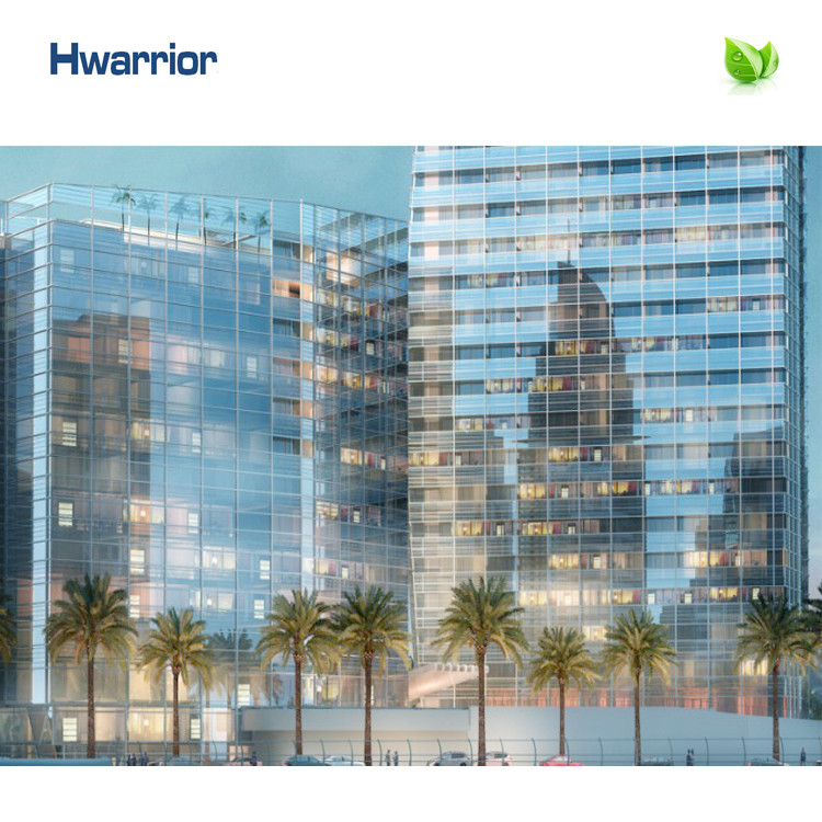 Buy Highrise Commercial Building Glass Curtain Wall Frameless Glazing ...