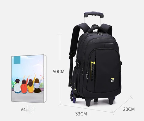 Buy Junior School Backpack Student High College Trolli Trolley Trolly ...