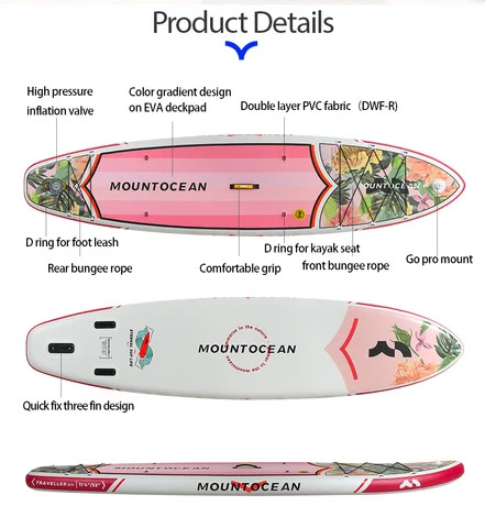 Buy Lightweight Inflatable Pvc Air Sup Stand-up Paddleboard For Surfing ...