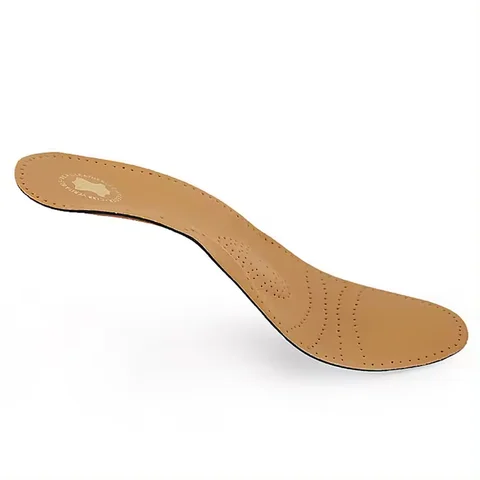 Buy Mens And Womens Leather Shoe Inserts Breathable Plantar Fasciitis ...