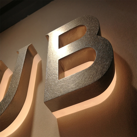 Buy Metal Wood Standup Backlit Letter Movie Theater Sign Led Light ...