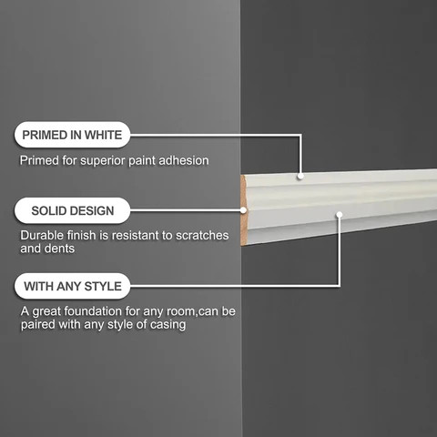 Buy Modern Wavy Wooden Door Frame Skirting Cornice Moulding Ceiling ...
