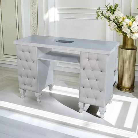 Buy Modern Workstation Artist Technician Nail Bar Beauty Salon Pink ...