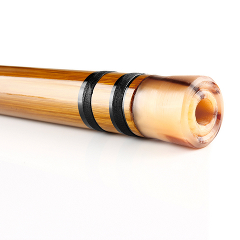 Buy Moonangel Bamboo Flute Cdefg 5 Keys Black Line Chinese Traditional ...