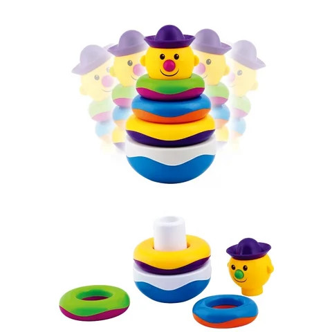 Buy New Design Kids Intelligence Toy Toddler Plastic Cartoon Clown ...