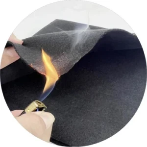 Buy Nonwoven Fire Resistant Pre-oxidation Fiber Felt Flame Retardant ...