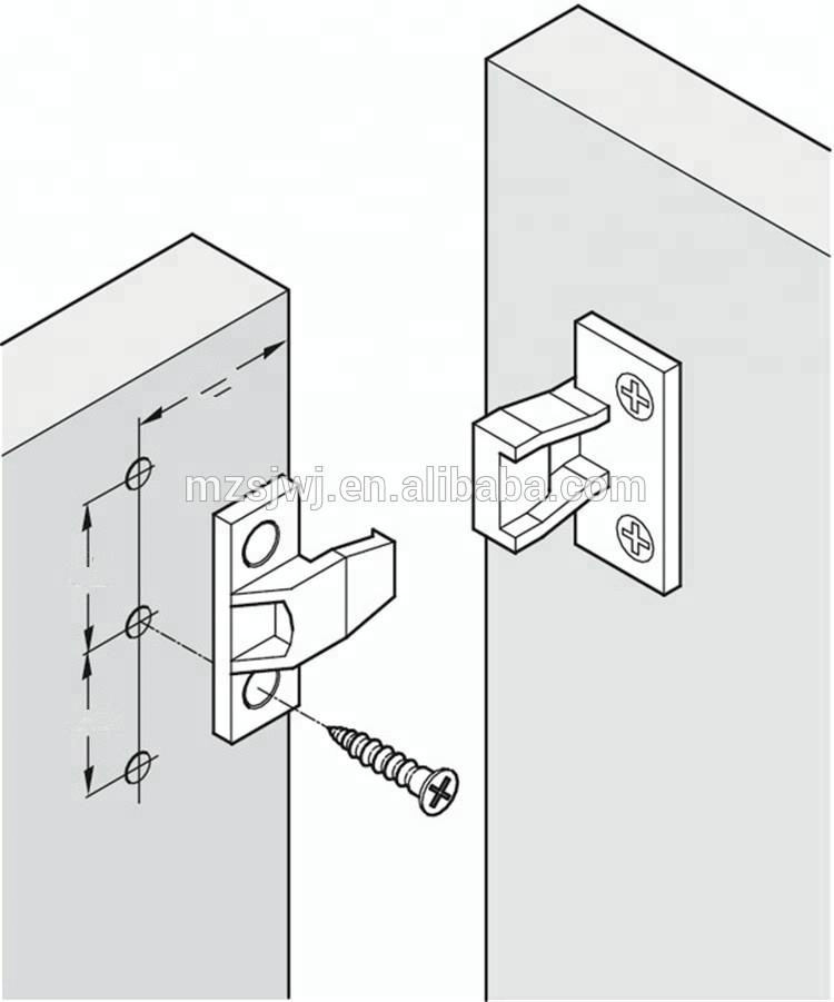 Buy Plastic Furniture Panel Connector Push Fit Clips For Furniture from ...