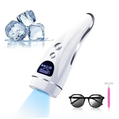 Buy Portable Body Facial Ice Cool Painless Permanent Laser Ipl Hair ...