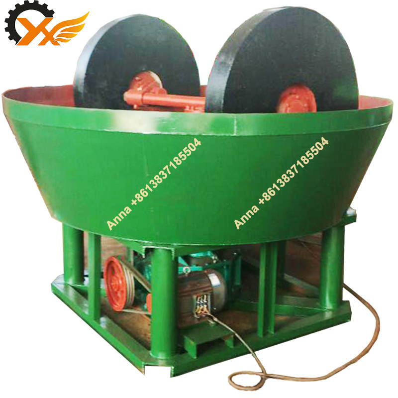 Buy Round Gold Crushing Mill/gold Grinder Machine /wet Pan Mill Machine ...
