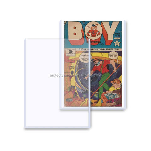 Buy Silver Comic Toploader Silver Size Comic Book Top Loader Ultra ...
