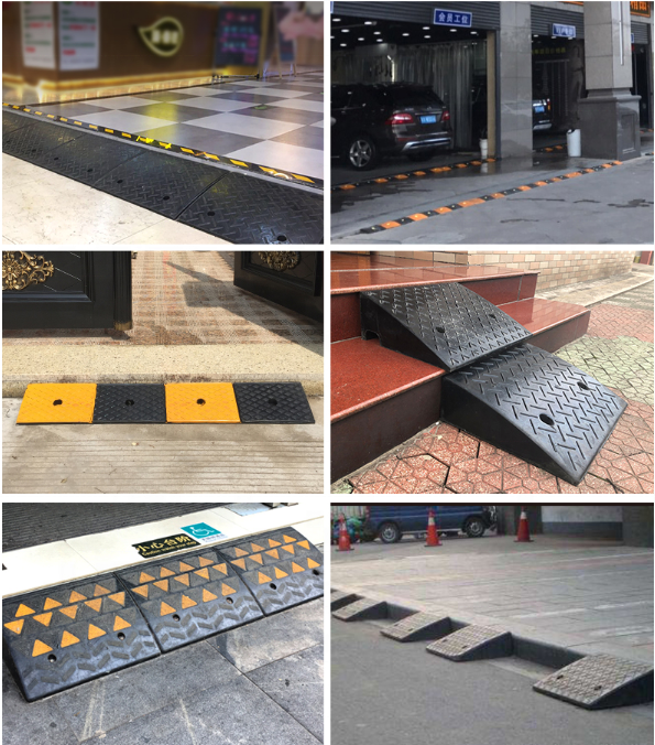 Buy Simple Installation Of Car Ladder Triangle Pad Curb Ramp Rubber Car ...