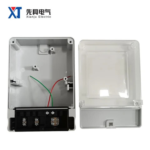 Buy Single Phase Electricity Meter Housing Plastic Enclosure Box ...