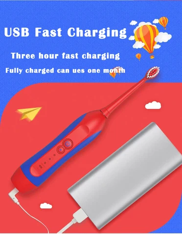 Buy Sonic Toothbrushes For Kids Easy Operation Children Rechargeable ...