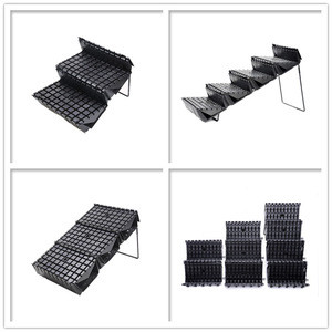 Buy Supermarket Adjustable 3 Step Riser Display With Iron Shelf from ...