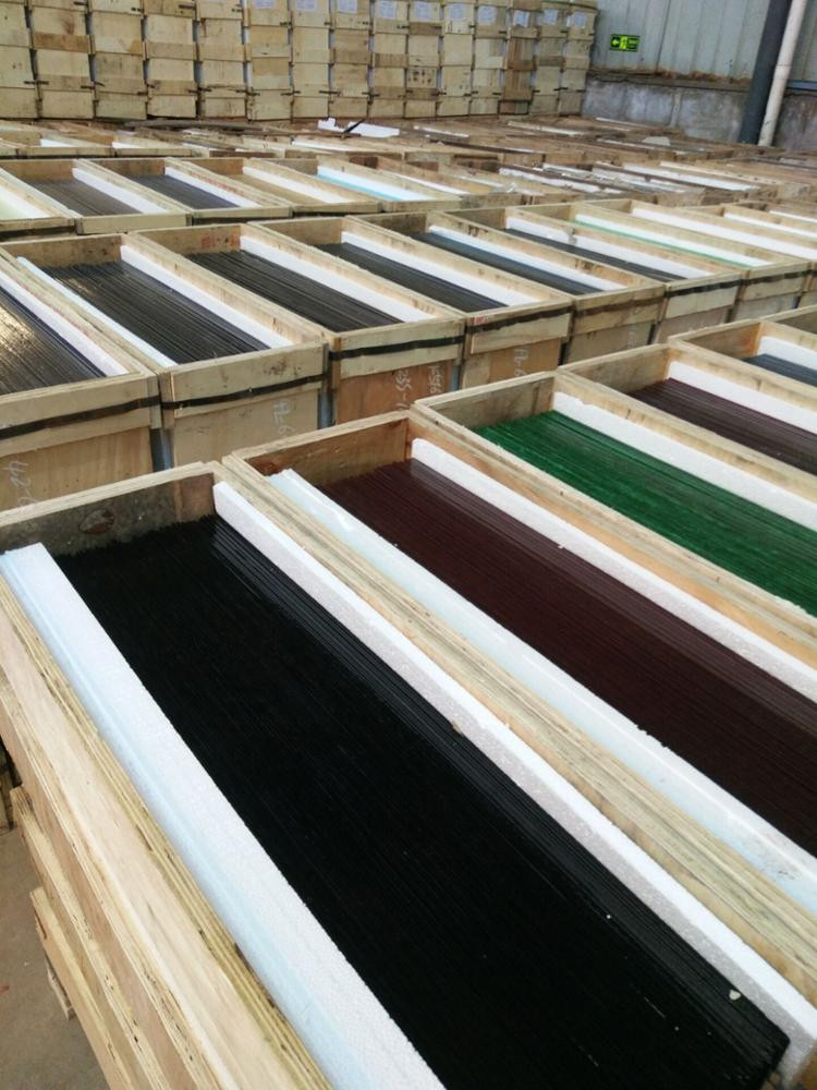 Buy Transparent Blue Cathedral Glass Sheets from Hunan Vision Stained ...