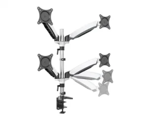Buy V-mounts Four Arms Height Adjustable Mechanical Spring Lcd Desk Arm ...