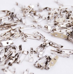 Buy White Safety Pin Bar W/ Adhesive Id Badge Crafts from Xiamen FuLin ...