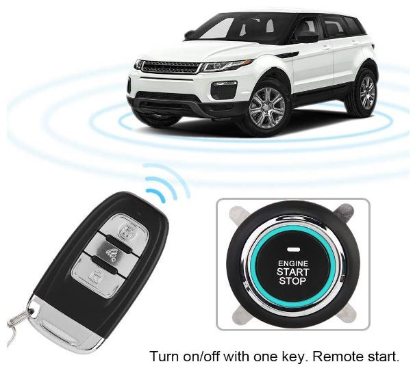 Buy Wholesale Push Button Passive Keyless Pke Alarm Remote Centre Car ...