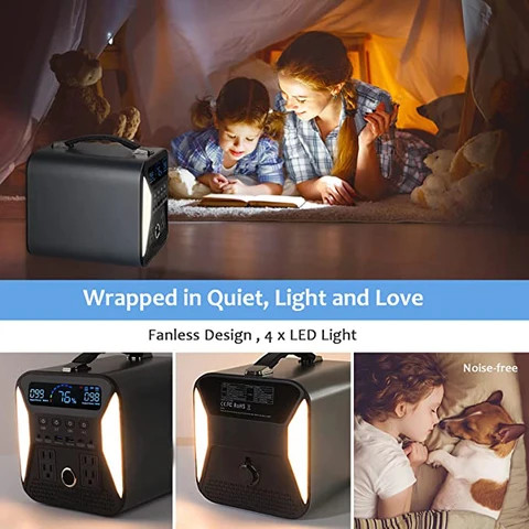 Buy Wholesale 300w Solar Rechargeable Lithium Ion Battery Portable ...