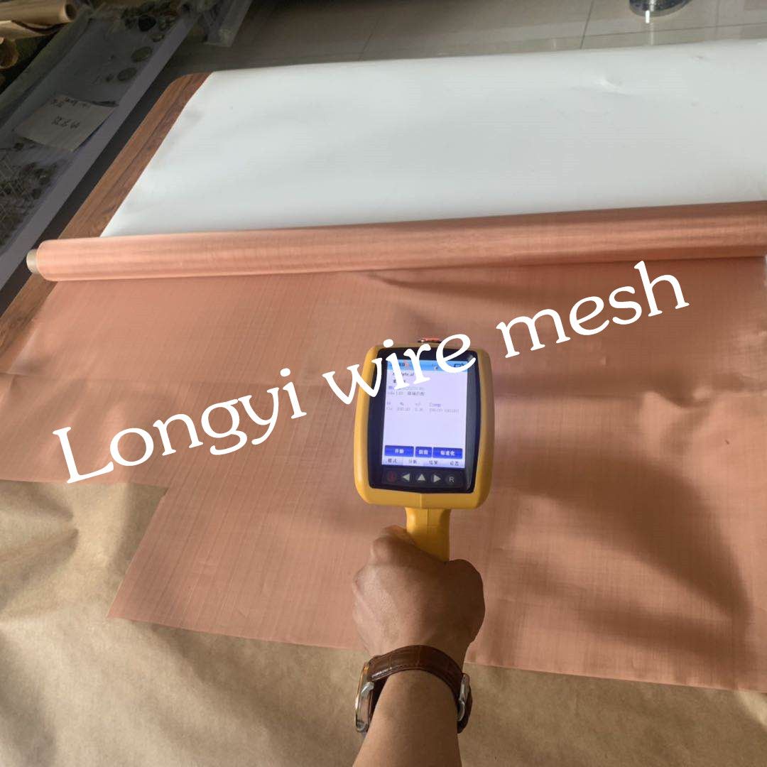 Buy Copper Wire Mesh Screen Cloth/plain Weave 400 300 200 100 80 60 40 ...