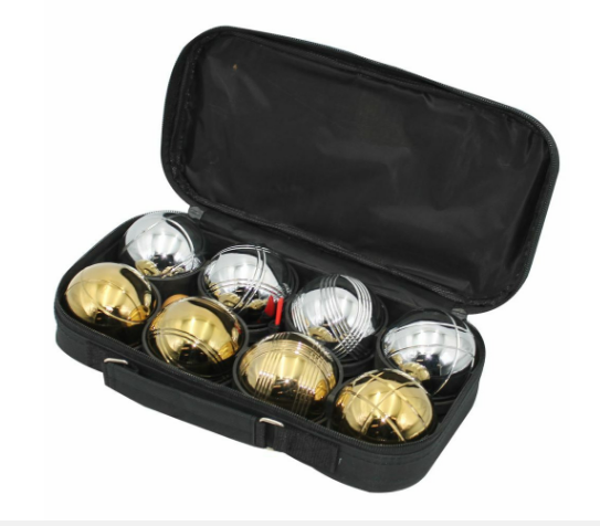 Buy Boules Sets Ball In Silver And Golden Color With Durable Black ...
