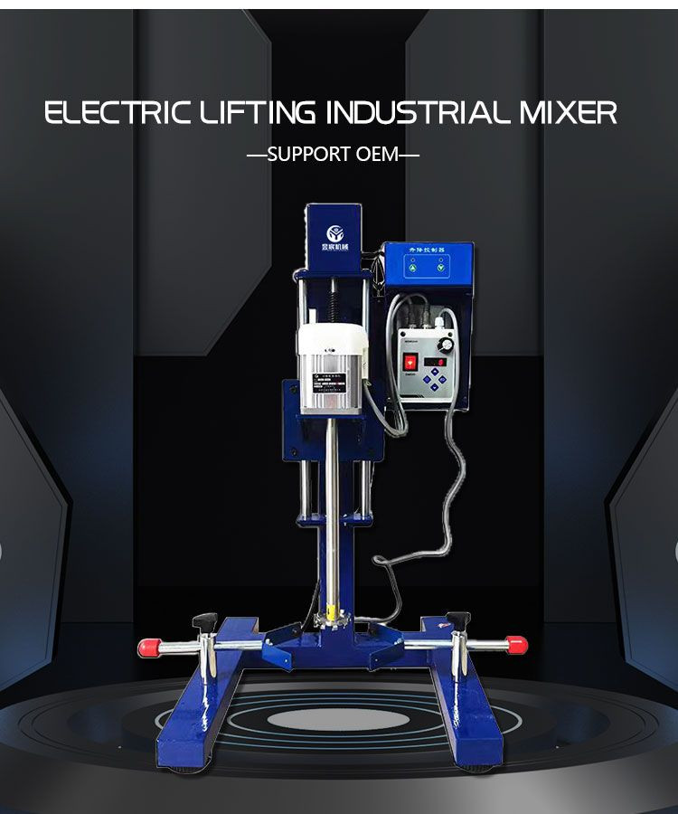 Buy Industrial Mixer Hydraulic Lifting Emulsion Dissolver High Speed ...