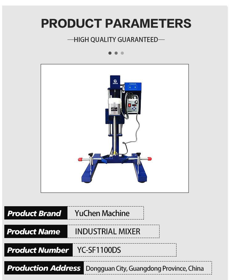 Buy Industrial Mixer Hydraulic Lifting Emulsion Dissolver High Speed ...