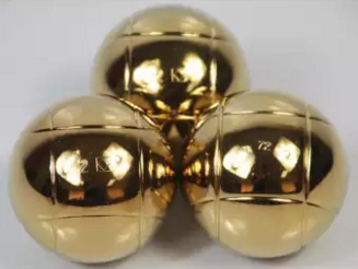 Buy Boules Sets Ball In Silver And Golden Color With Durable Black ...