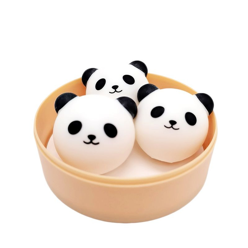 Buy Panda Stress Relief Squishy Toy With Steamer - Cute And Fun from ...