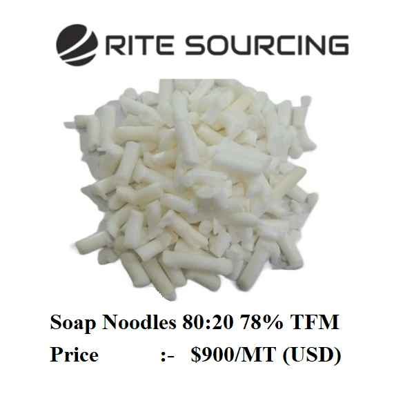 Buy Soap Noodles 80:20 78% Tfm from Rite Sourcing, India | Tradewheel.com