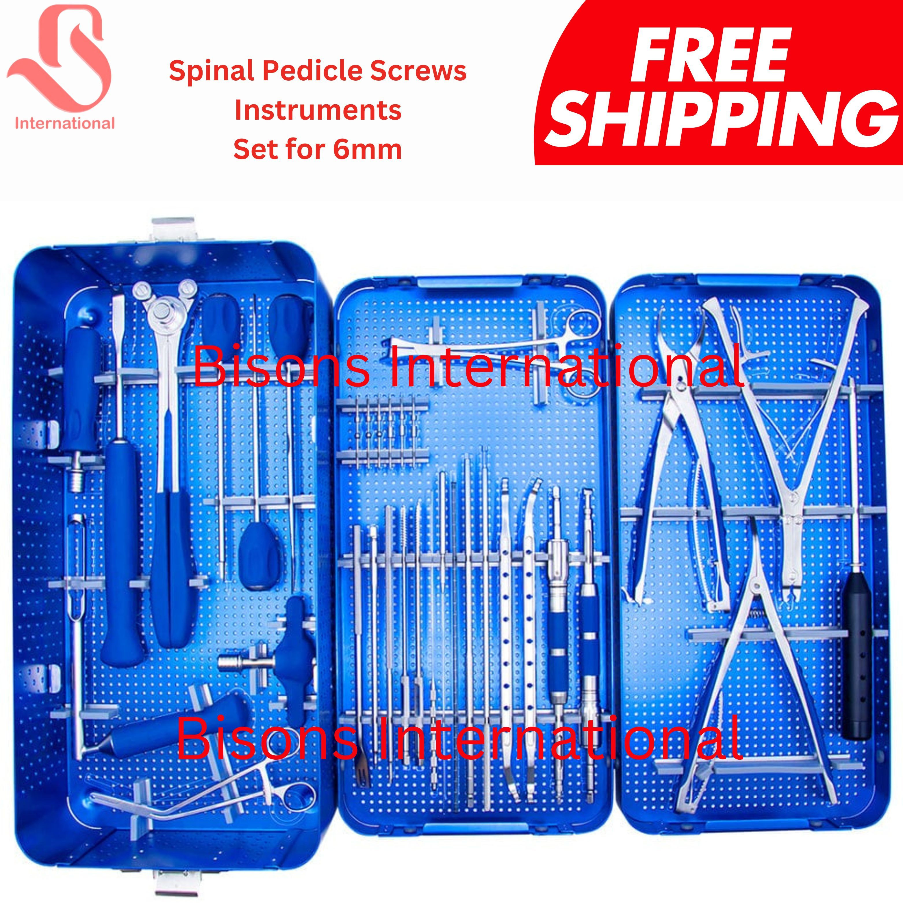 Buy Spinal Pedicle Screw Set For 6mm Screws | Orthopedic Spine ...