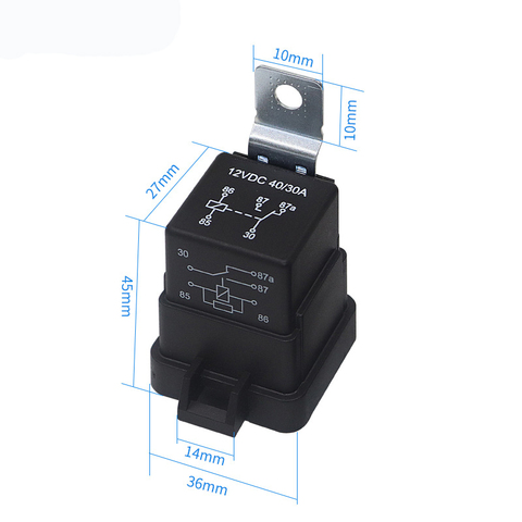 Buy 12v-14v,40a,4pin-5pin Waterproof Auto Relay Automotive Relay from ...