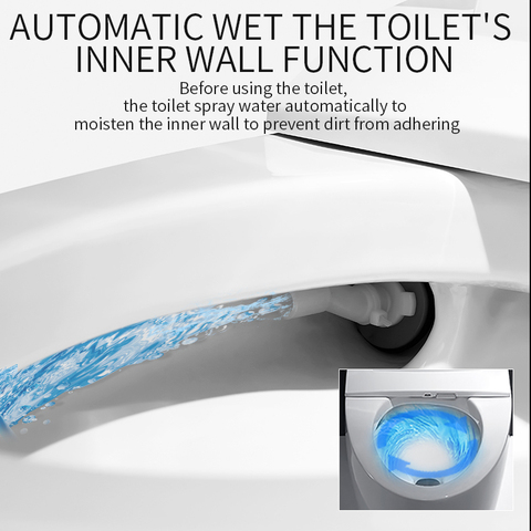 Buy 2021 Concealed Cistern Auto Flushing Modern S Trap Electric Bidet ...