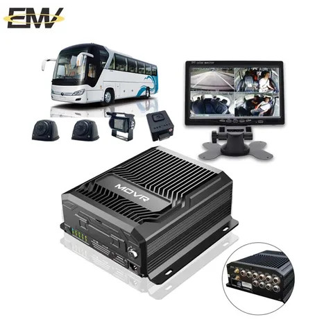 Buy 4 Channel Full Hd 1080p Mobile Dvr H.265 Car Bus Truck Mobile ...