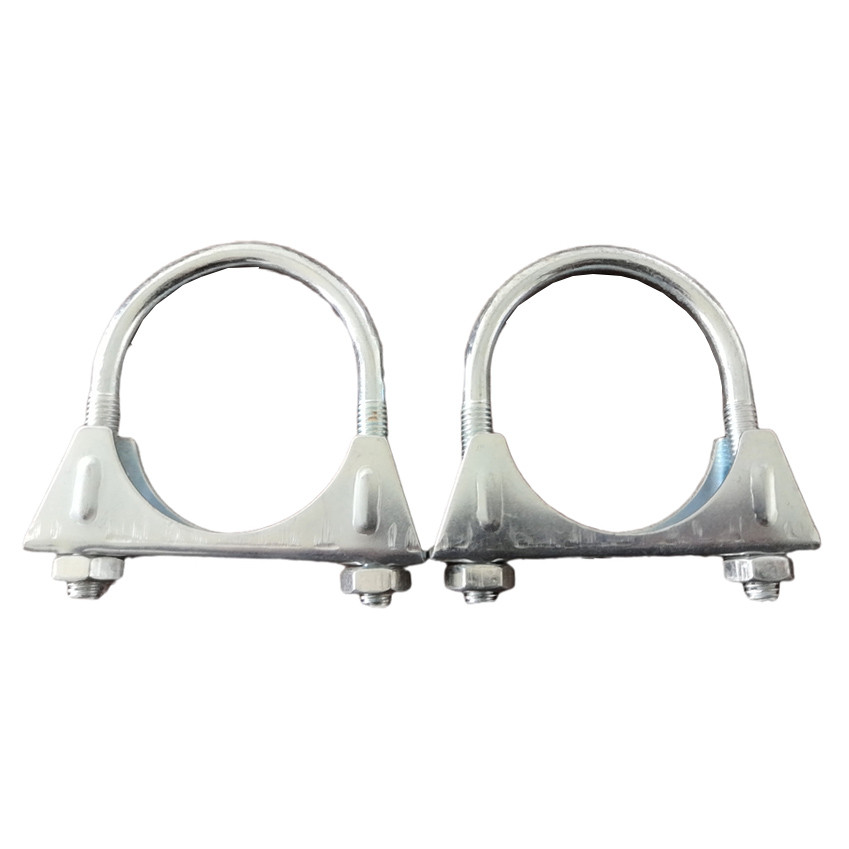 Buy 4 Inch Galvanized U Saddle Clamp Pipe U Bolt Clamp U Type Pipe ...