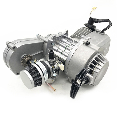 Buy 49cc 2 Stroke Engine Motor With Reduction Gearbox T8f Chain Drive ...