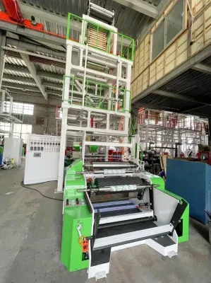 Buy Abc Three Layer High Speed Rotary Head Pe Film Blowing Machine Set ...