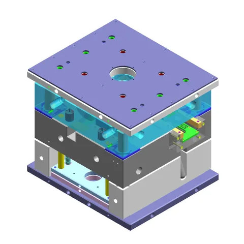 Buy Abs Rotary Structure Demould Plastic Injection Mold 3d Design ...